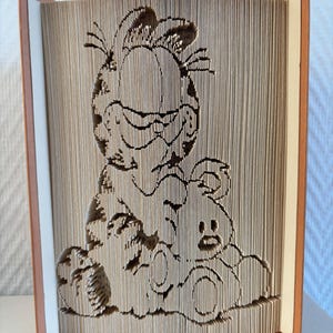 Garfield Book Folding Pattern, Cut & Fold (PDF Download) - Etsy