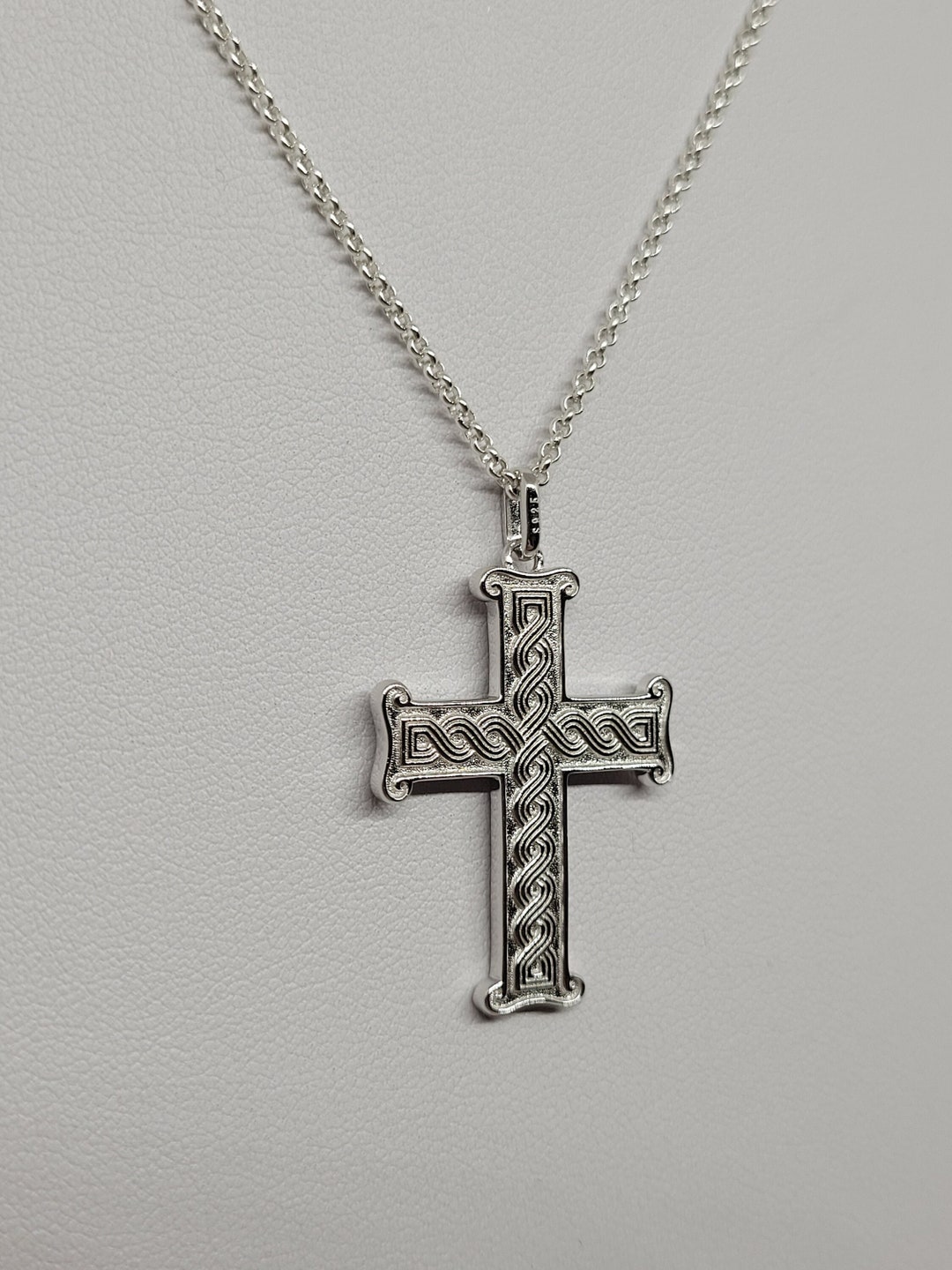 Croatia Cross Pendant Jewellery, Large Traditional Pleter Kriz ...