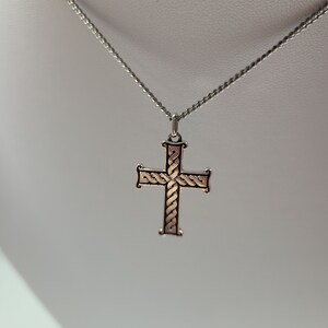 Croatia Cross Pendant Jewellery, Small Oxidised Traditional Pleter Kriz ...