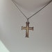 Croatia Cross Pendant Jewellery, Small Oxidised Traditional Pleter Kriz ...