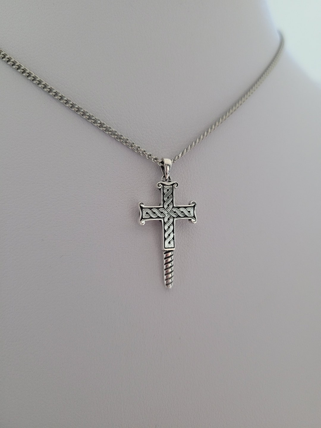 Croatia Cross Pendant Oxidised Jewellery, Small Viseslav Krstionica ...