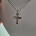 Croatia Cross Pendant Jewellery, Small Oxidised Traditional Pleter Kriz ...