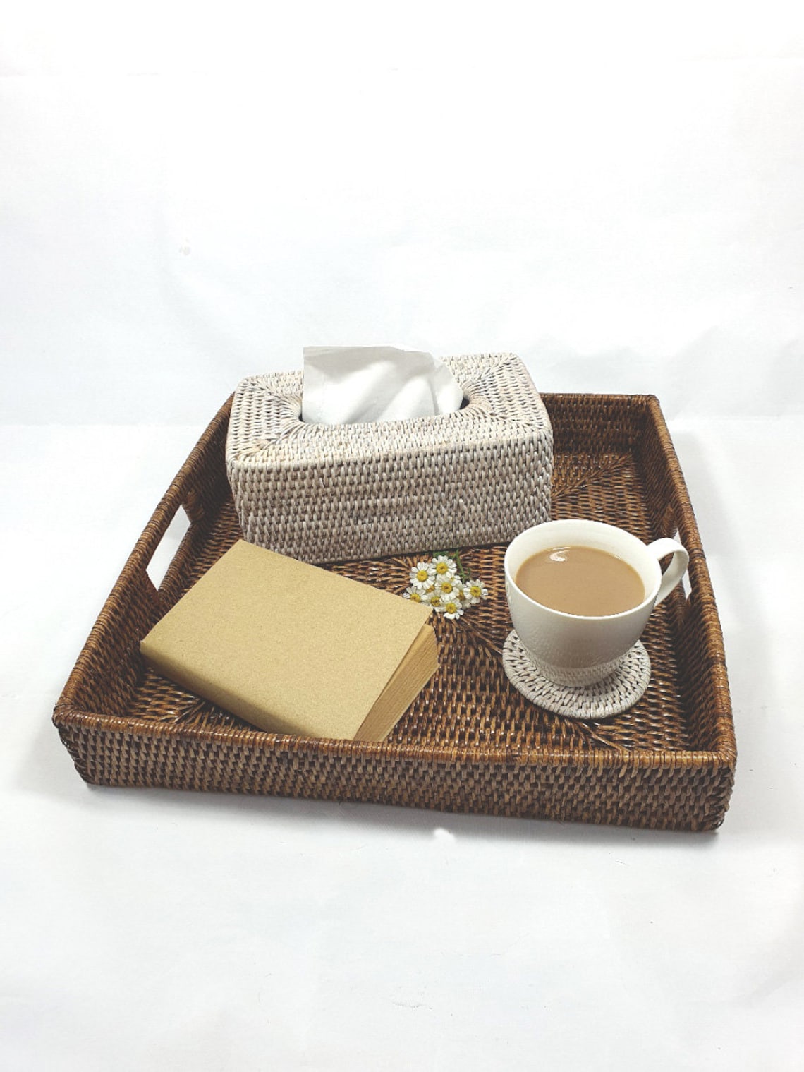 Rattan Tissue Box Cover Rectangular Shape L 25cm X W 14cm - Etsy UK