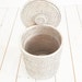 Rattan Round Waste Bin/ Paper Bin With Lid and Insert Liner - Etsy