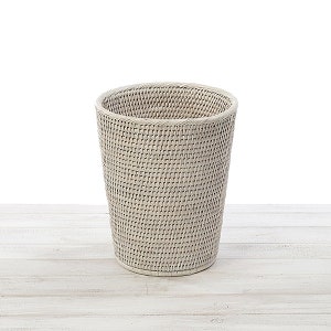 Rattan Classic Paper Bin/ Waste Bin - Standard Size Dia 25/18 X H 29cm ...