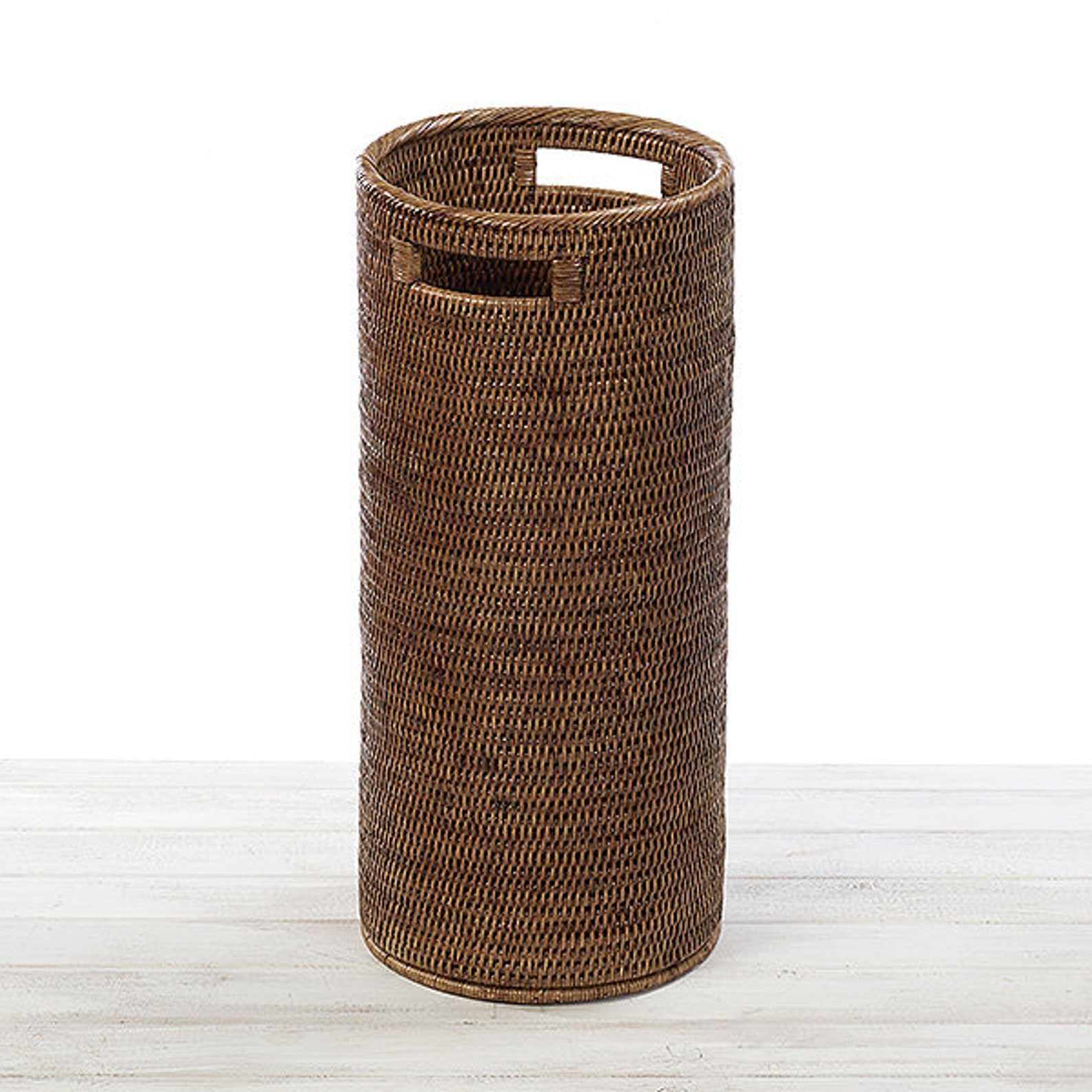 Round Rattan Umbrella Basket D24 X H54 Cm - Etsy UK