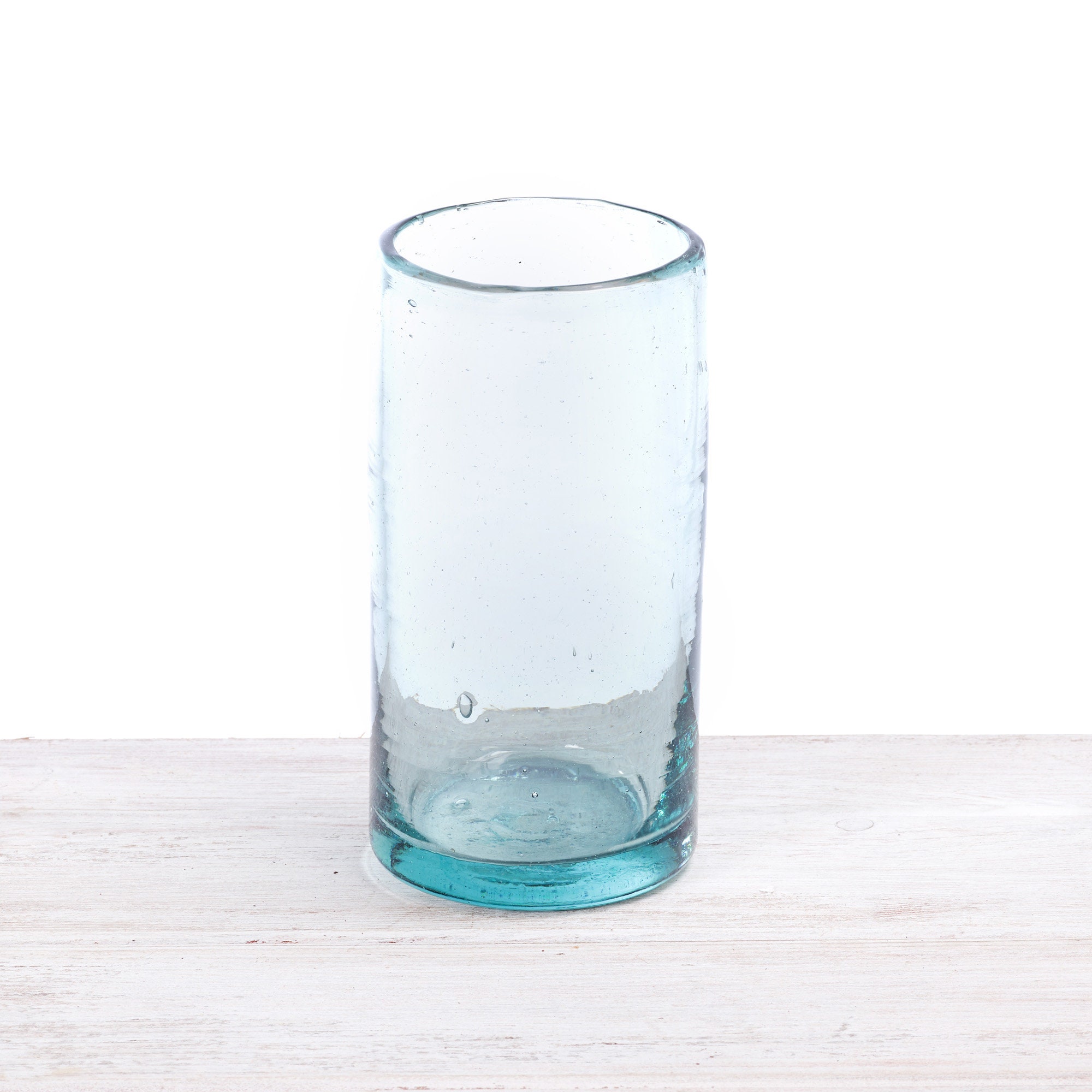 Recycled and Hand Blown Tumbler Glass, Drinking Water Glass - Etsy