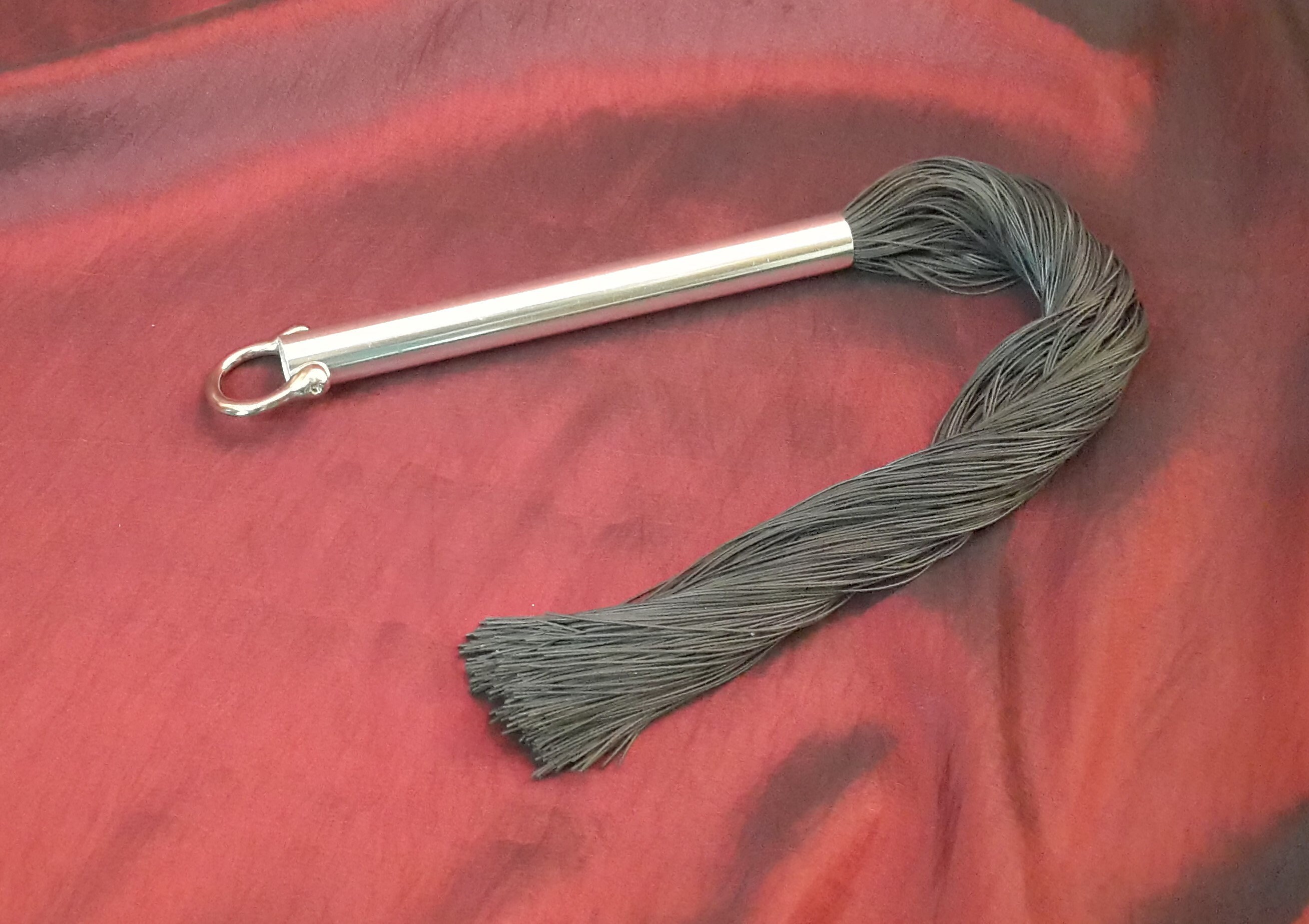Mini Rubber Flogger With Silver Handle - Etsy