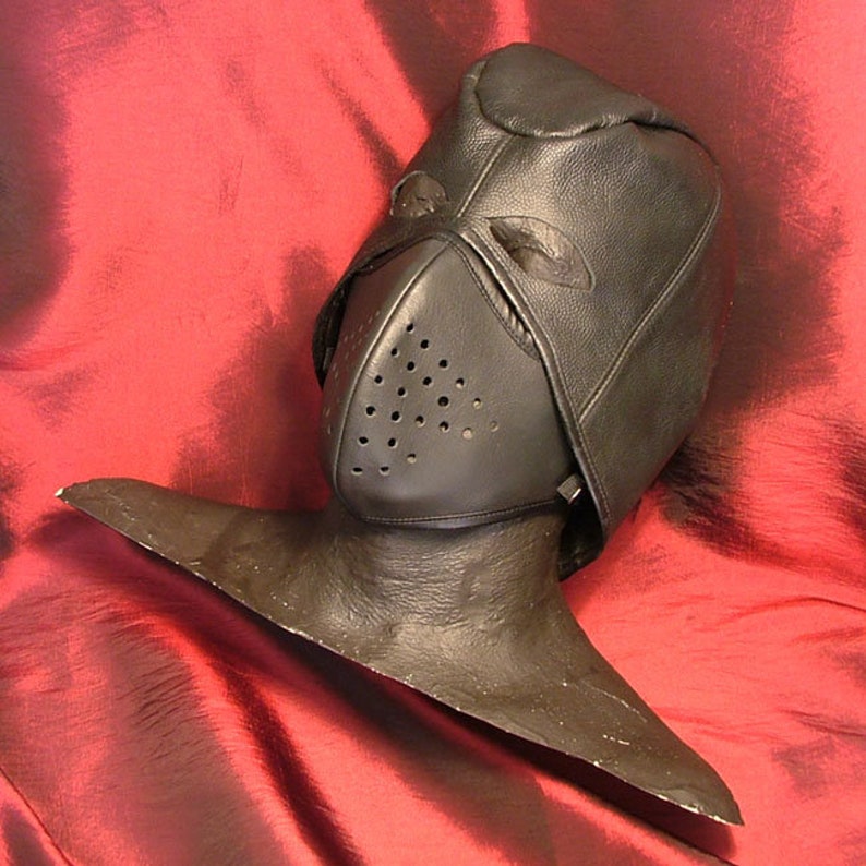 Leather & PVC Rave Mask / Face Mask /dust Mask With Rear - Etsy