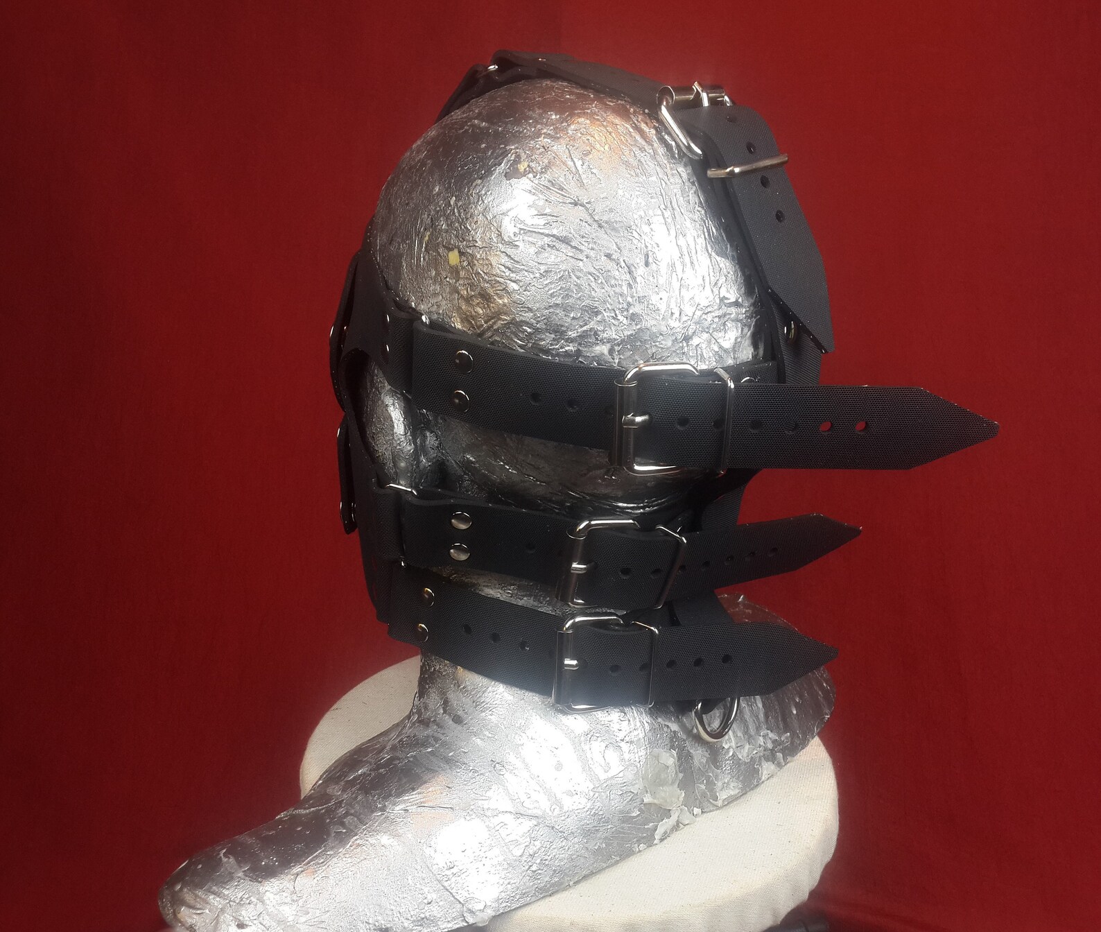 Heavy Rubber Face Mask With Detachable Eye and Mouth Covers - Etsy