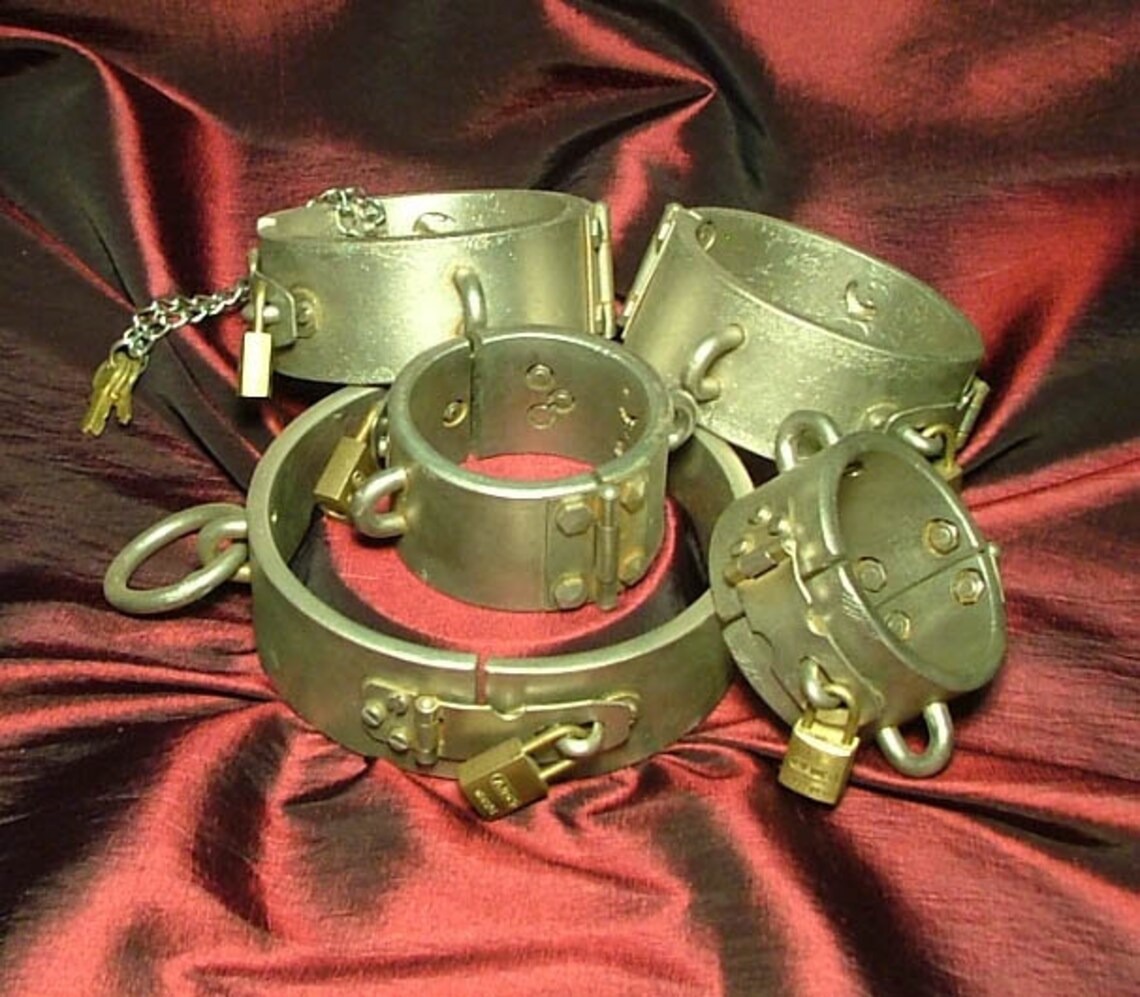 Heavy Steel Manacle Set 5 Pieces - Etsy