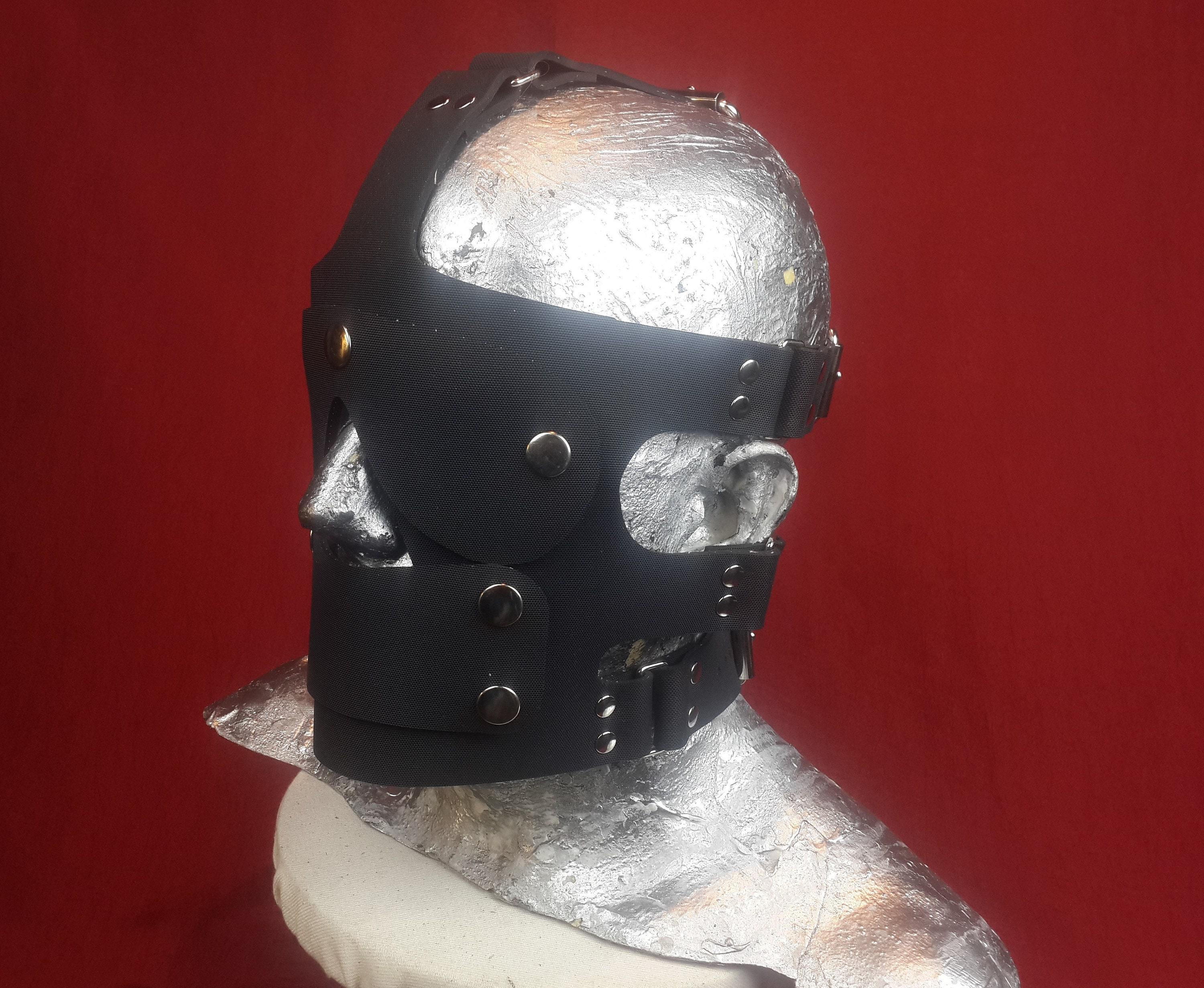 Heavy Rubber Face Mask With Detachable Eye and Mouth Covers - Etsy