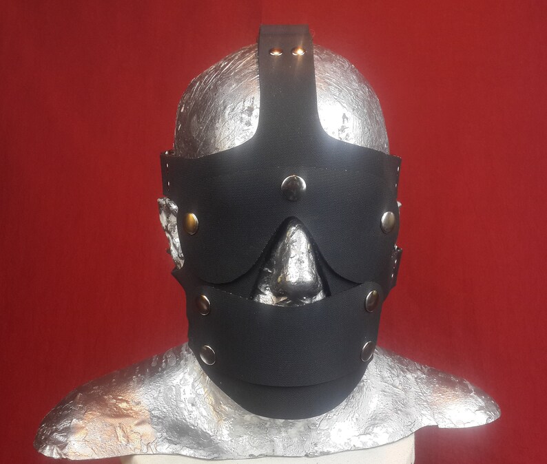 Heavy Rubber Face Mask With Detachable Eye and Mouth Covers - Etsy