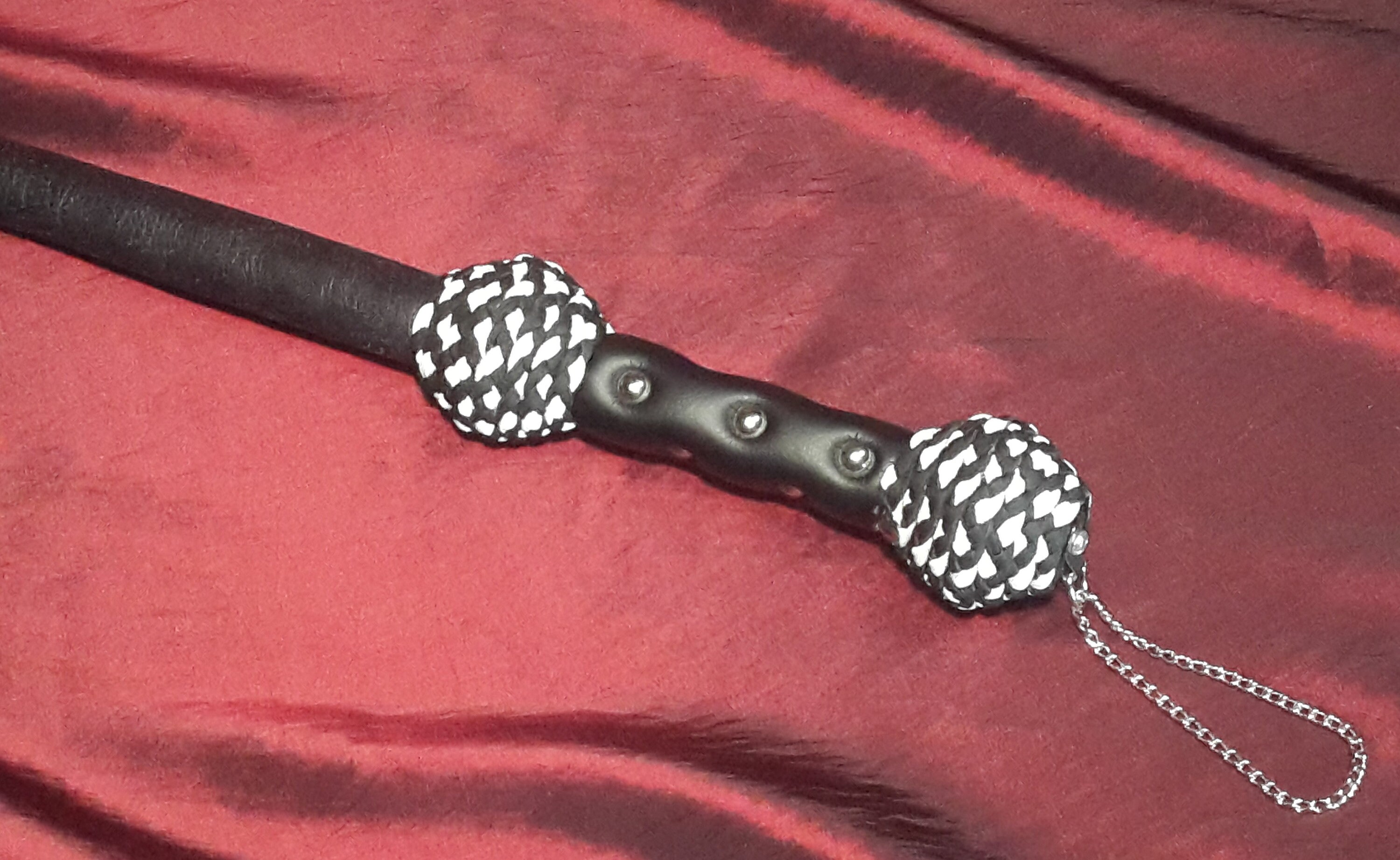 Black Leather Dragon Tail Flogger. - Etsy