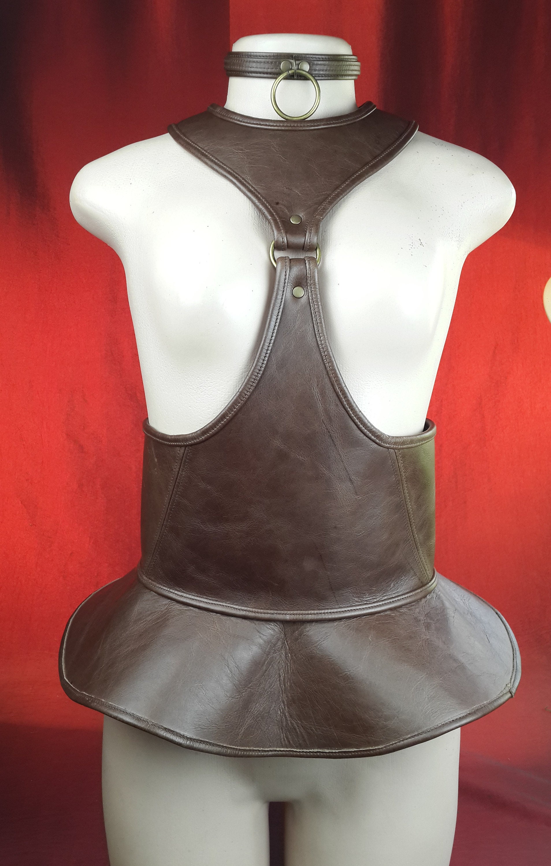 Upper Body Harness With Attached Collar in Soft Pastel Colours - Etsy