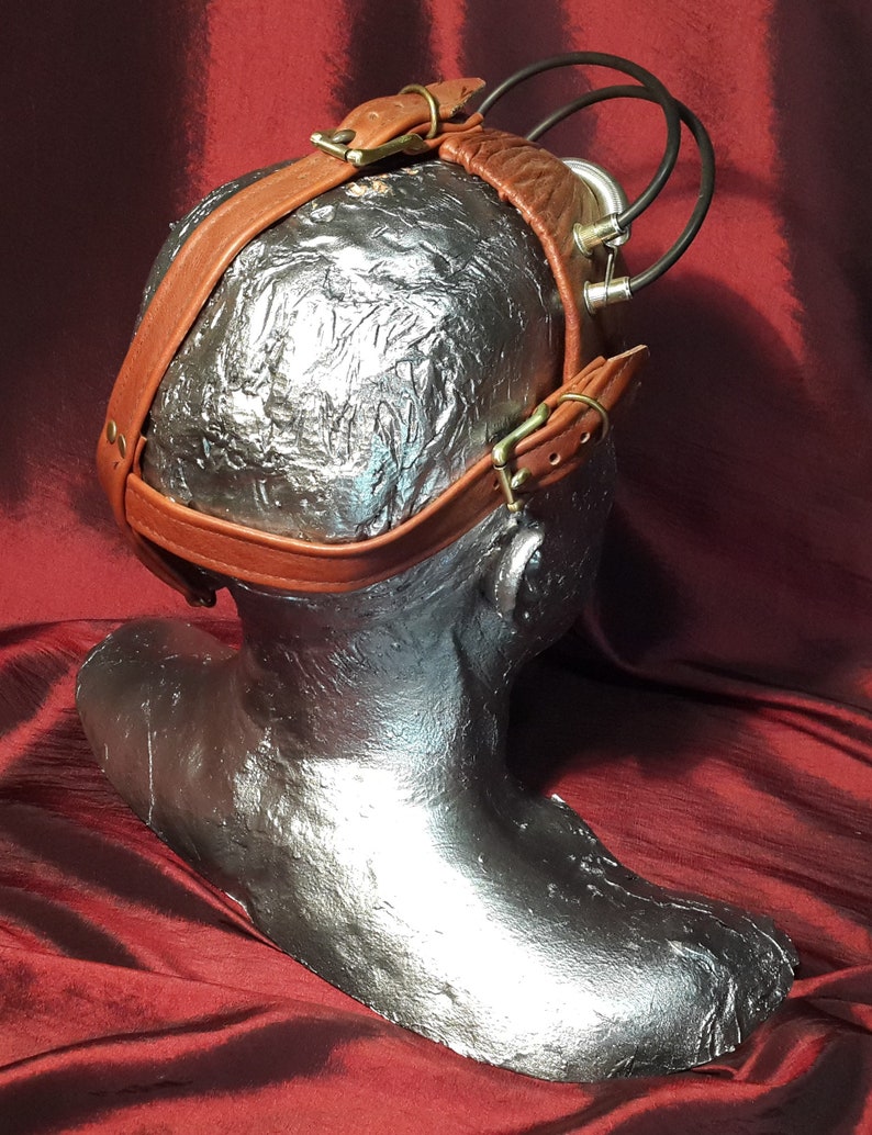 SteamPunk Half Mask with Head Harness. | Etsy