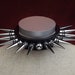 Spiked Leather Rave Collar/chocker With 14 Cone Spikes and - Etsy