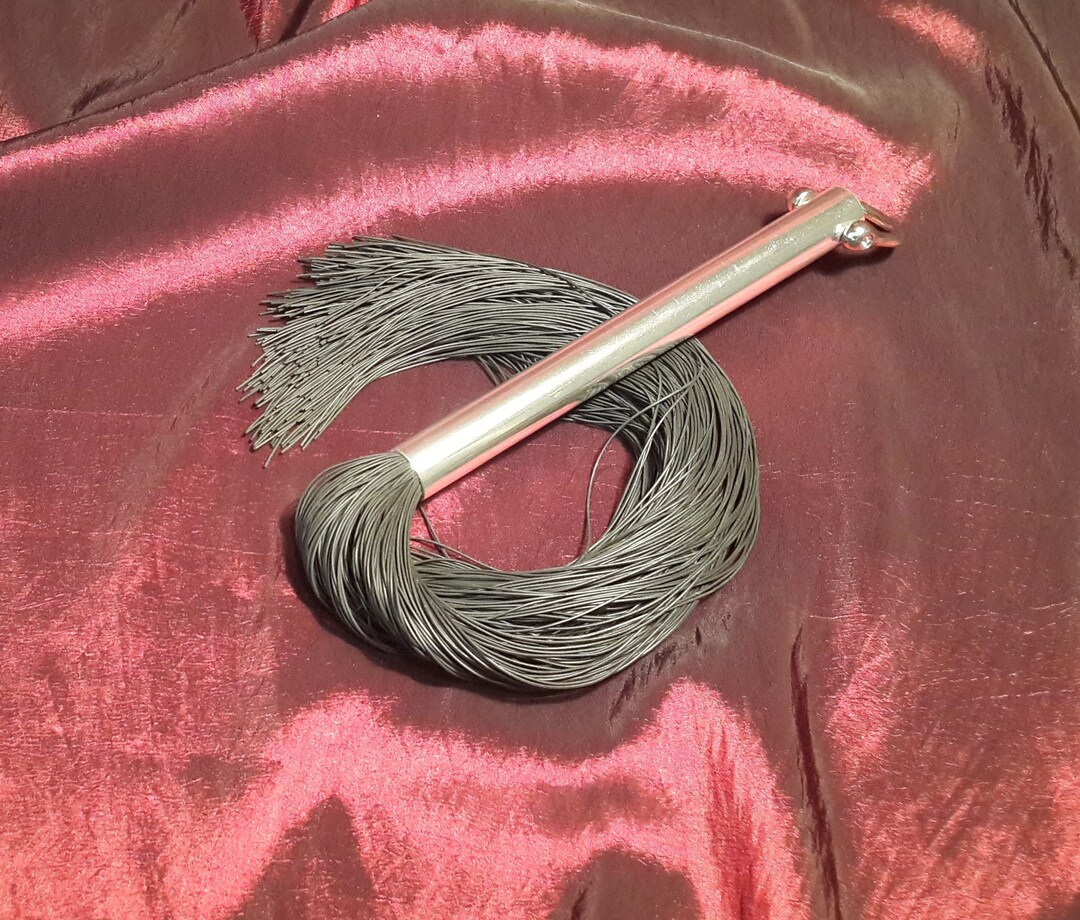 Mini Rubber Flogger With Silver Handle - Etsy