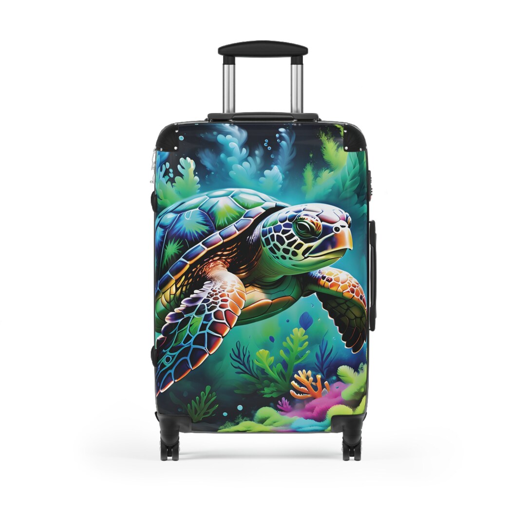 Sea Turtle Luggage 3 Sizes - Etsy