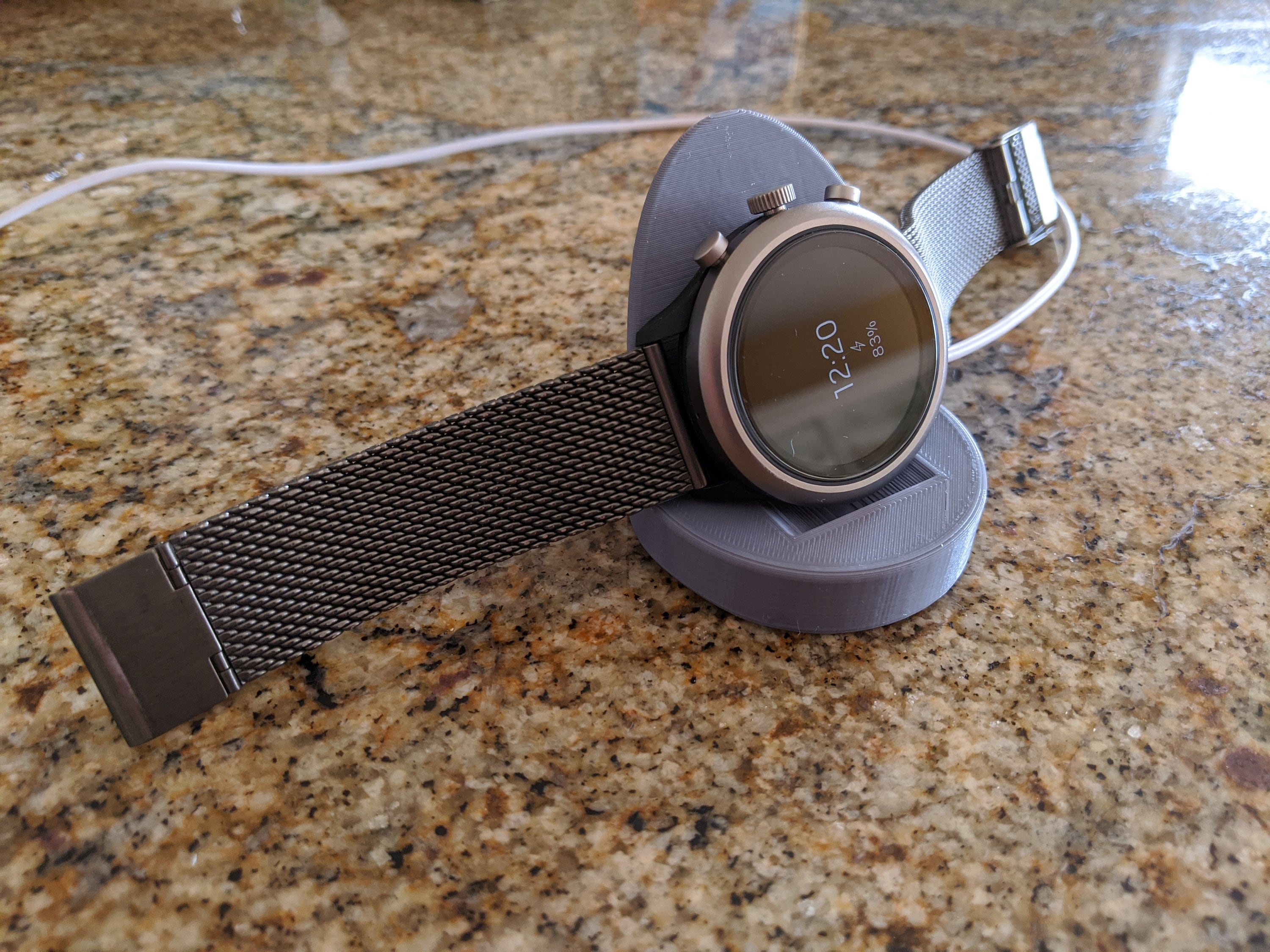 3D Printed Smartwatch Charging Stand (fossil Gen2-5 and Equivalent) - Etsy