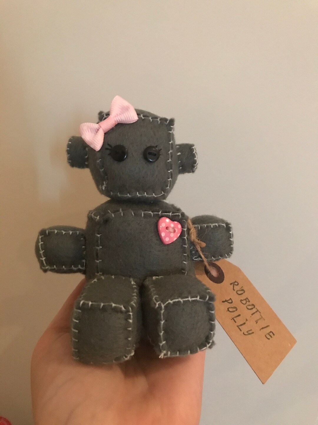 Robottie Polly, Felt Robot Girl. - Etsy
