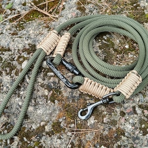 Crossbody Climbing Rope Dog Leash, Hands Free Dog Leash With Custom ...