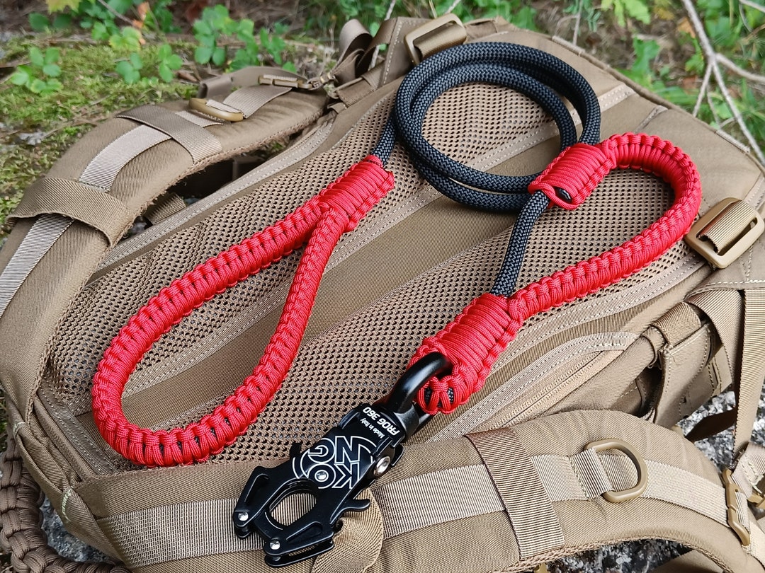 Climbing Rope Dog Leash With Swivel Frog Carabiner, Frog 360 Rope Dog ...