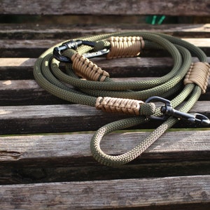Crossbody Climbing Rope Dog Leash, Hands Free Dog Leash With Custom ...