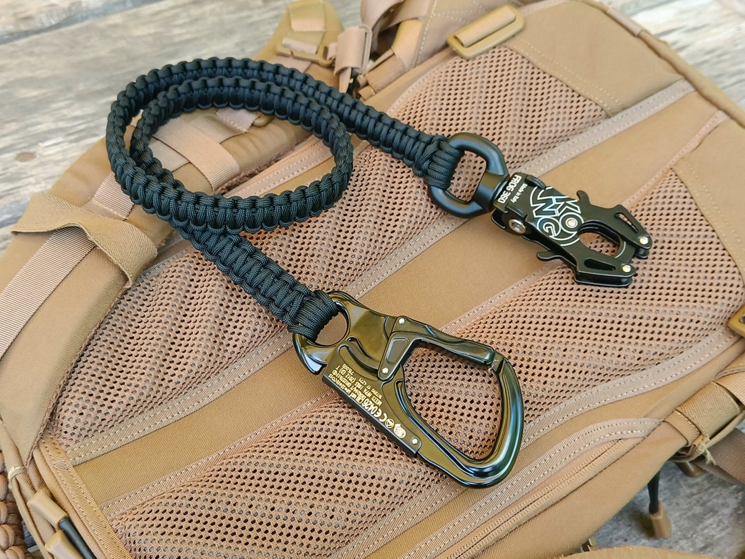 Paracord Double Ended Belt Dog Leash With Custom Gear - Etsy