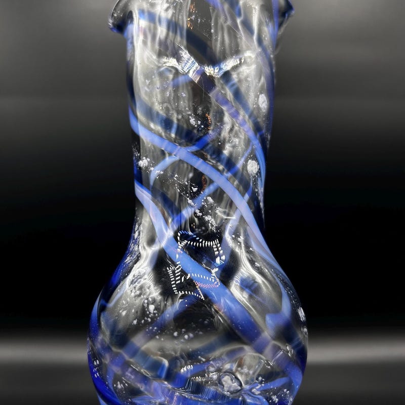 Blown Glass Ashes Vase - Etsy