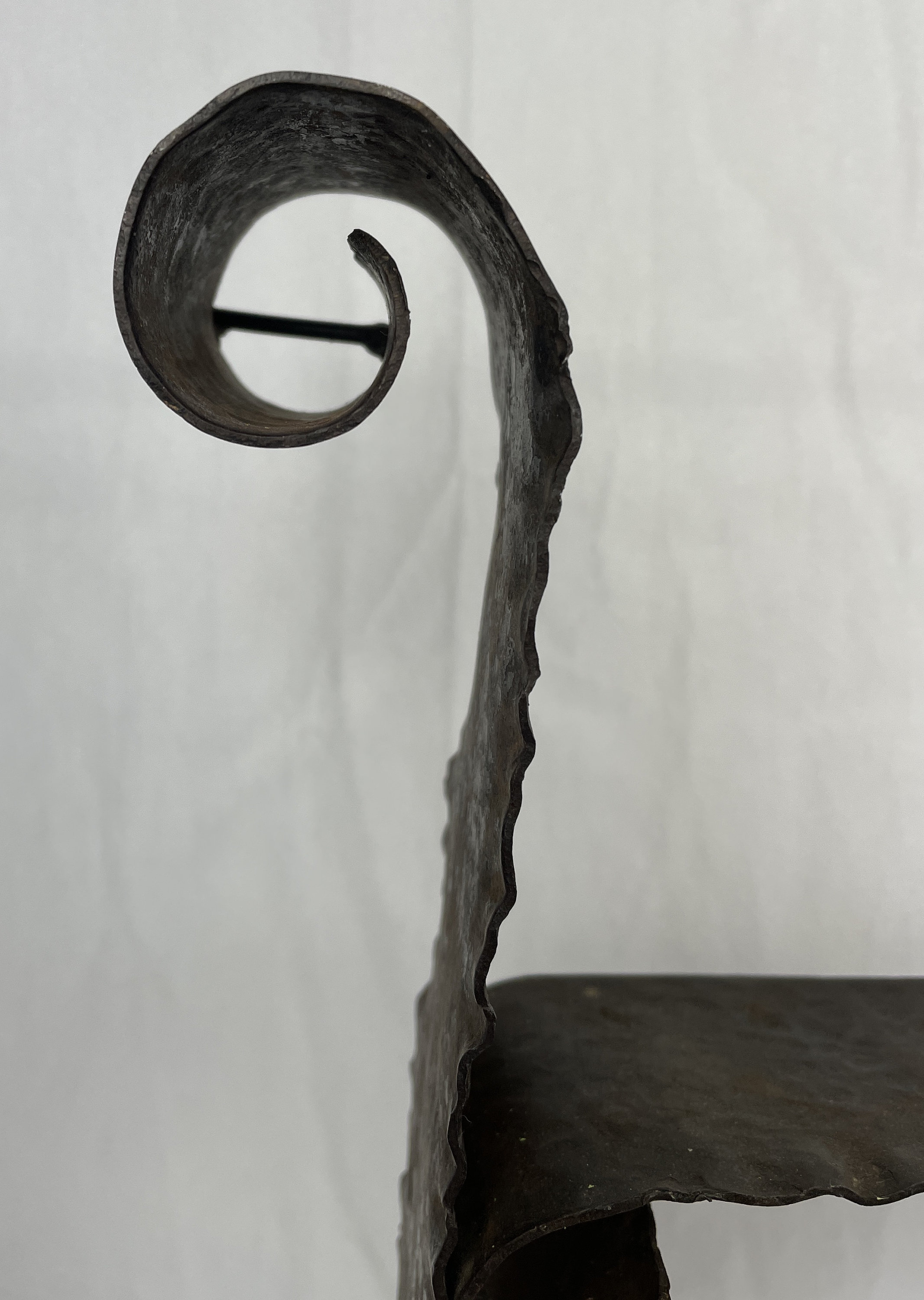 Rustic, Distressed, Industrial Metal Shelf. Perfect for Brass ...