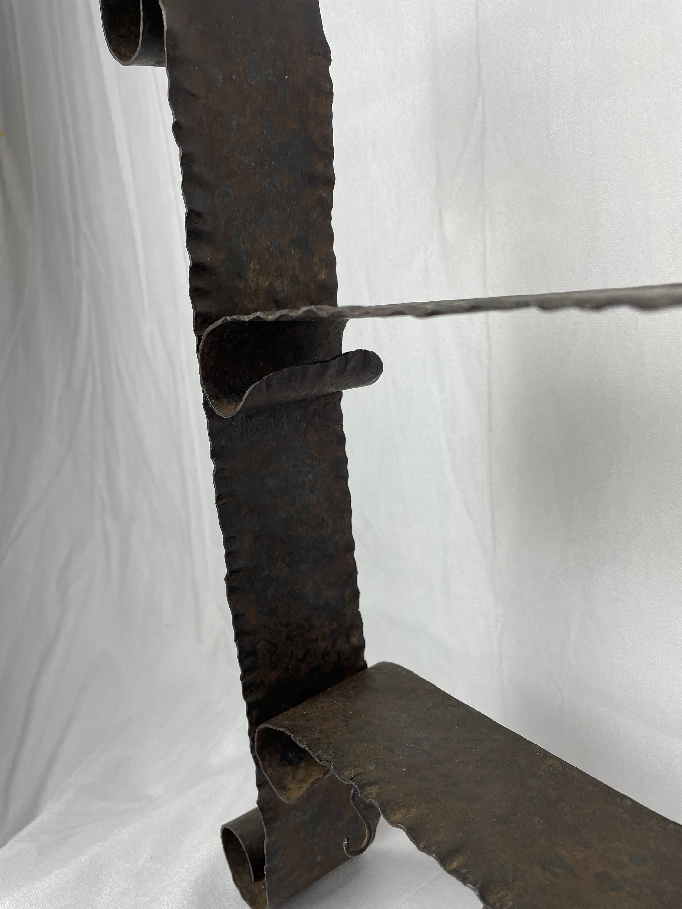 Rustic, Distressed, Industrial Metal Shelf. Perfect for Brass ...