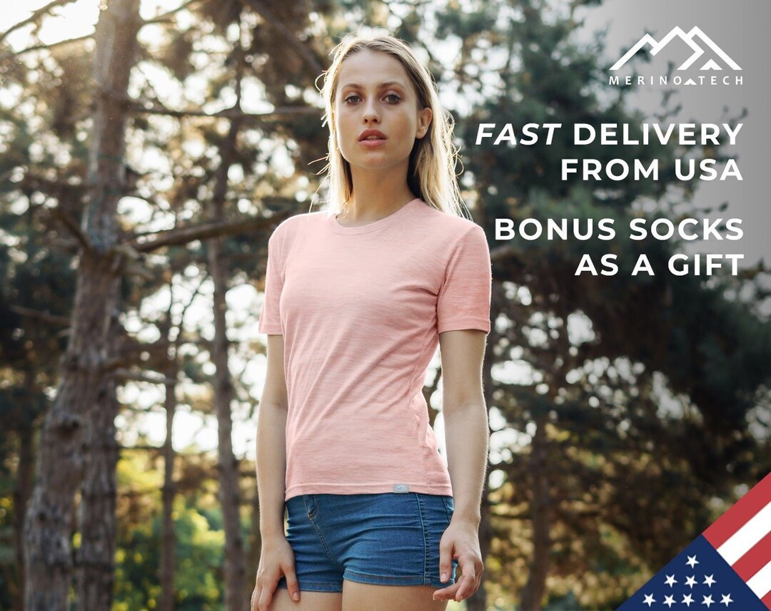 Merino Wool T-shirt: Womens Base Layer Merino Wool Thermal Underwear ...