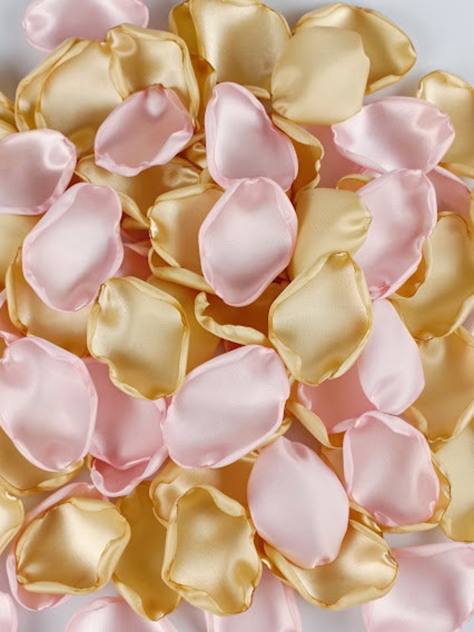 Gold Wedding Blush Pink Rose Petals Gold Flower Petals Pink - Etsy