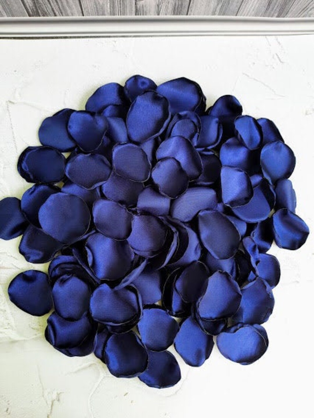 Navy Blue Wedding Blue Flower Petals Bridal Shower Deep Blue Rose ...
