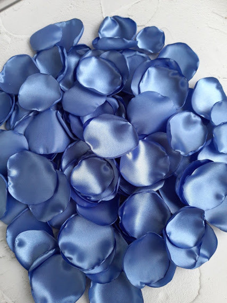 Steel Blue Wedding Blue Flower Petals Dusty Blue Decor - Etsy