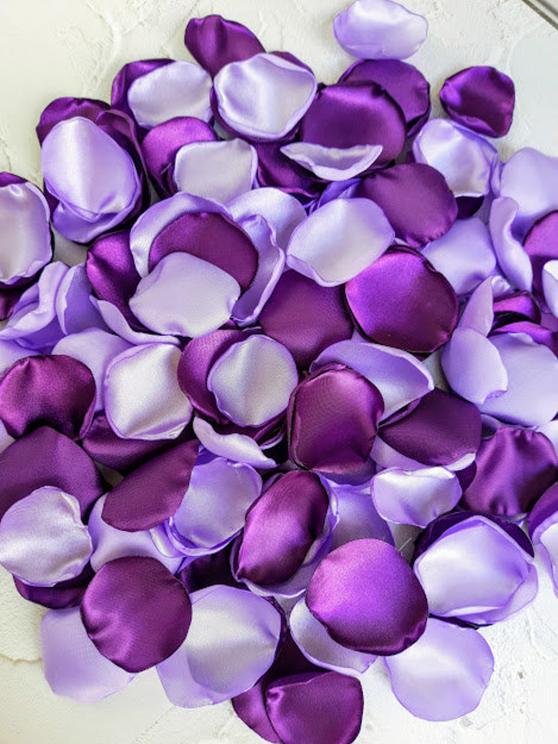 Purple wedding Lavender rose petals | Etsy