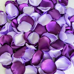 Purple Wedding Lavender Rose Petals Bridal Shower Cake Decor Purple ...