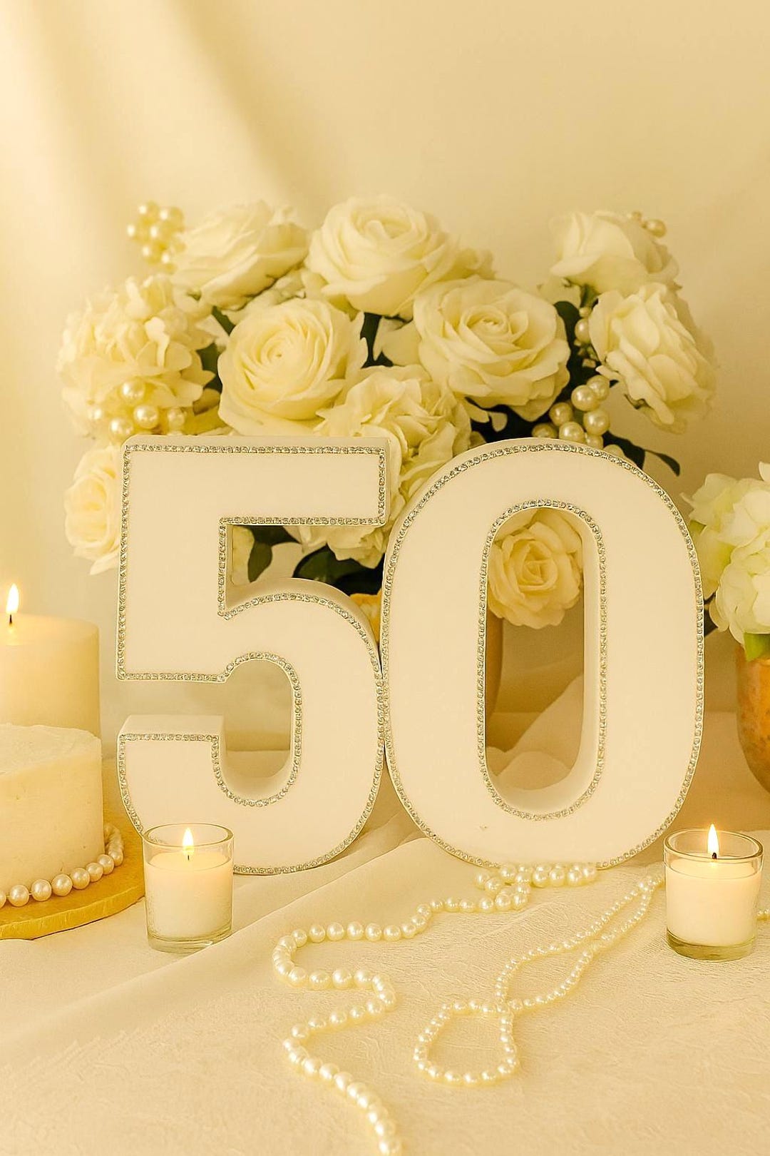 Golden Wedding Anniversary 50th Celebration Idea Keepsake for Couple ...