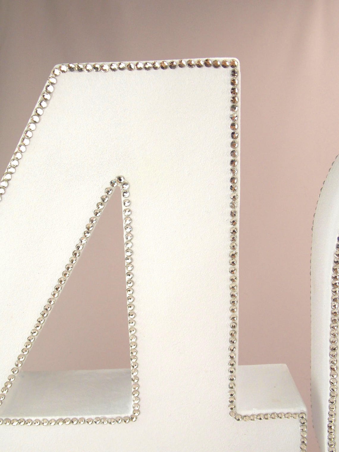 4th Birthday Table Number "4" Baby Shower Decor Anniversary Gift ...