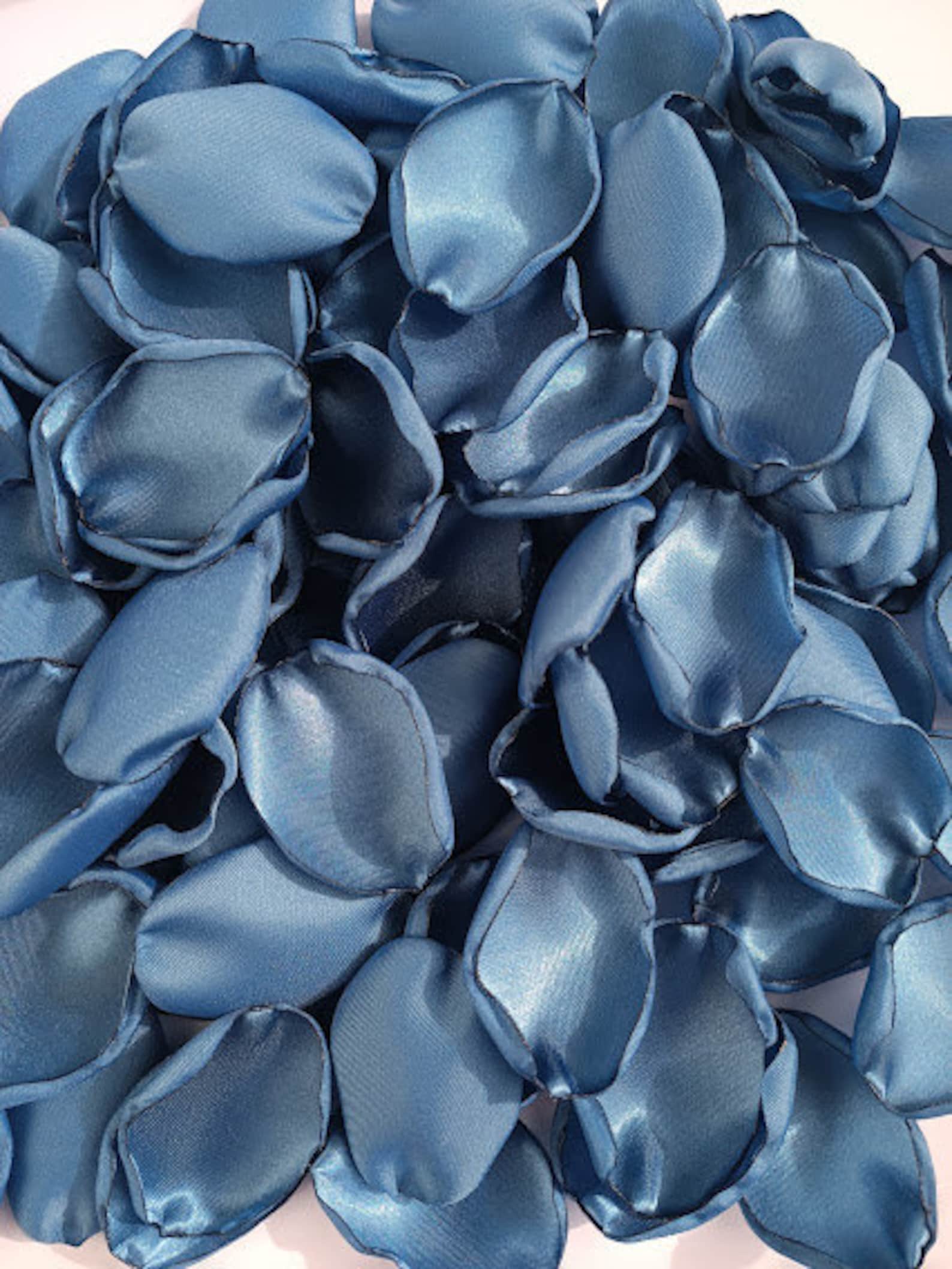 Dusty Blue Wedding Prussian Blue Rose Petals Steel Blue Wedding Decor ...