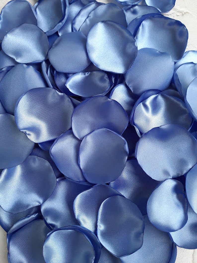 Steel Blue Wedding Blue Flower Petals Dusty Blue Decor - Etsy
