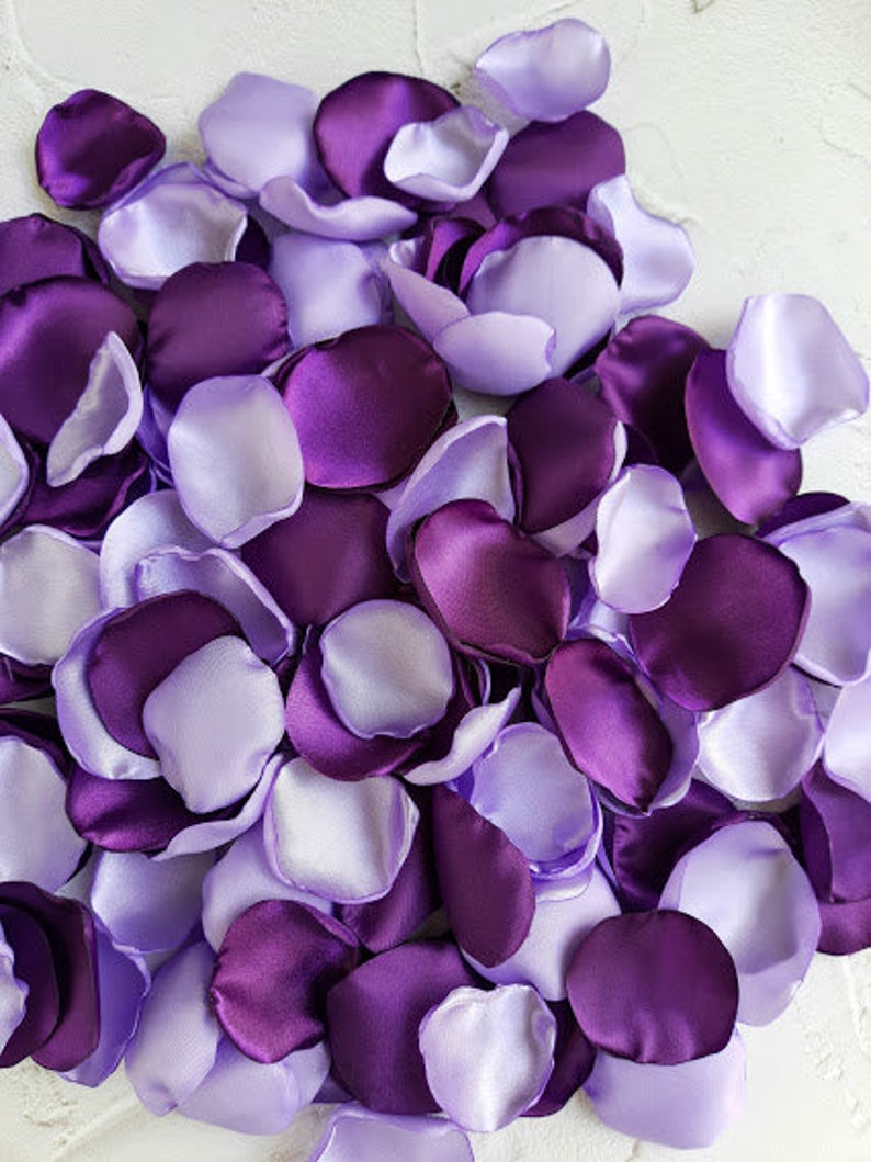 Purple Wedding Lavender Rose Petals - Etsy