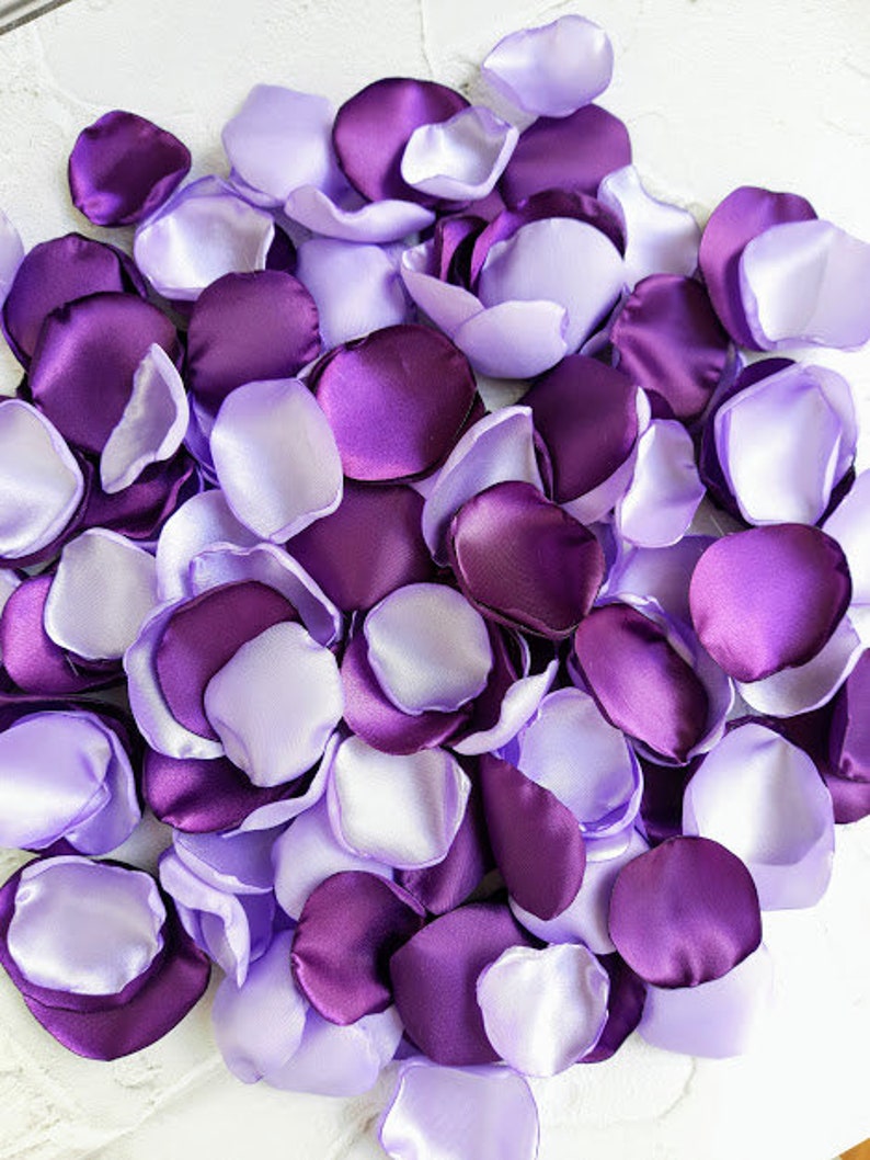 Purple Wedding Lavender Rose Petals - Etsy