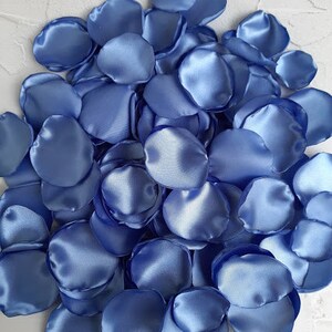 Steel Blue Wedding Blue Flower Petals Dusty Blue Decor - Etsy