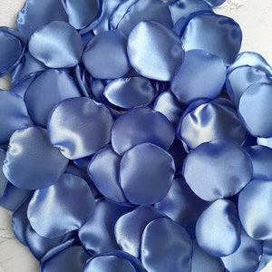 Steel Blue Wedding Blue Flower Petals Dusty Blue Decor - Etsy