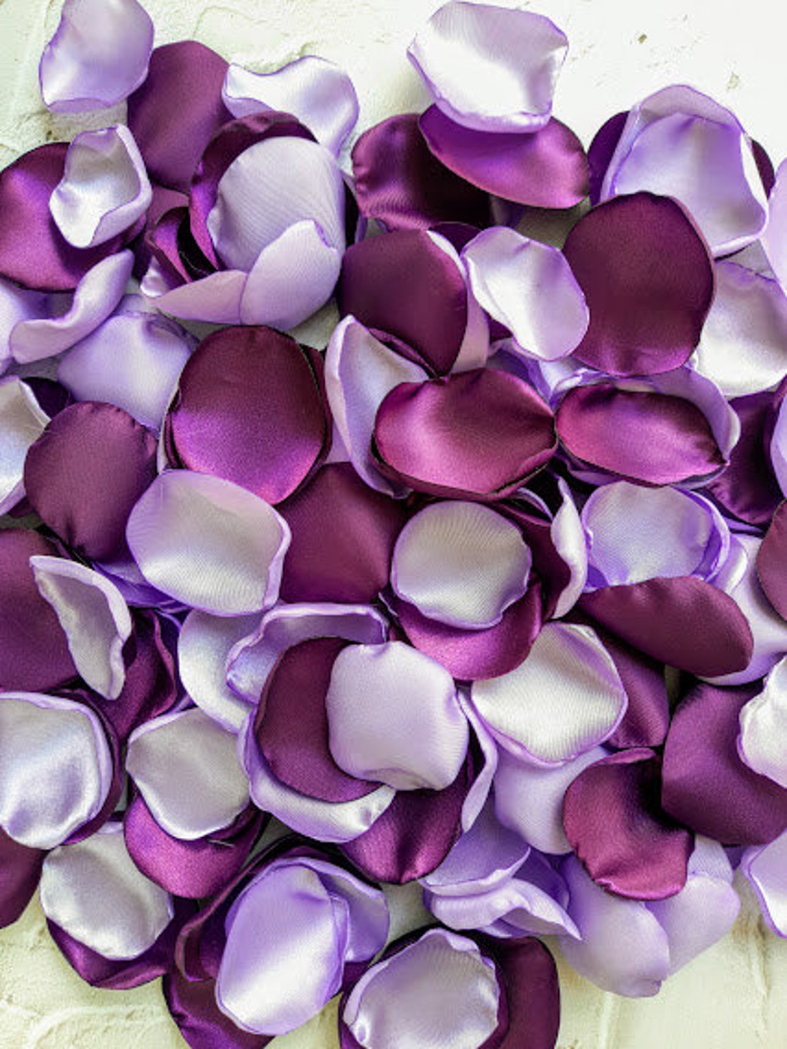 Purple wedding Lavender rose petals | Etsy