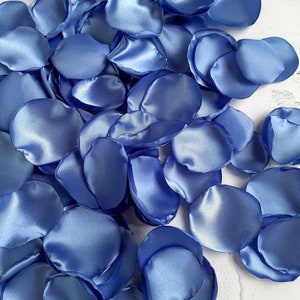 Steel Blue Wedding Blue Flower Petals Dusty Blue Decor - Etsy