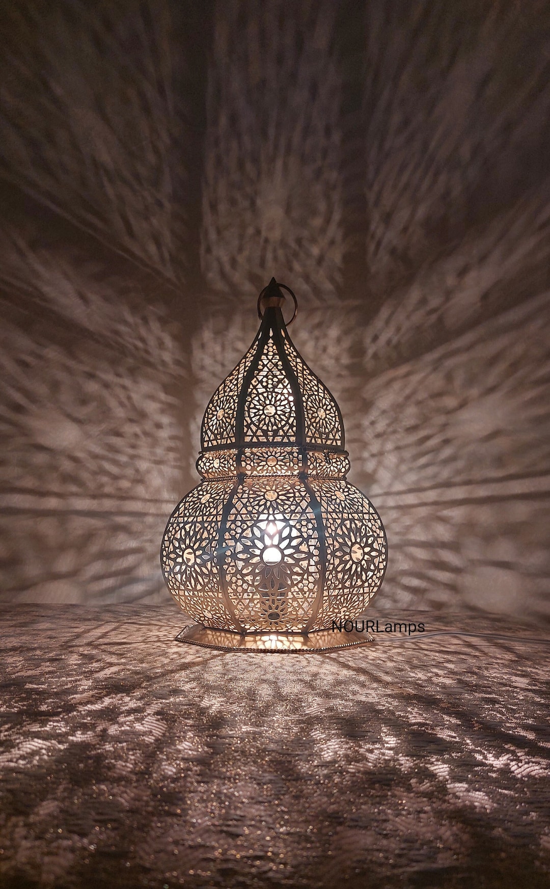 Moroccan Floor Lamp - Brass Moroccan Lantern - Etsy