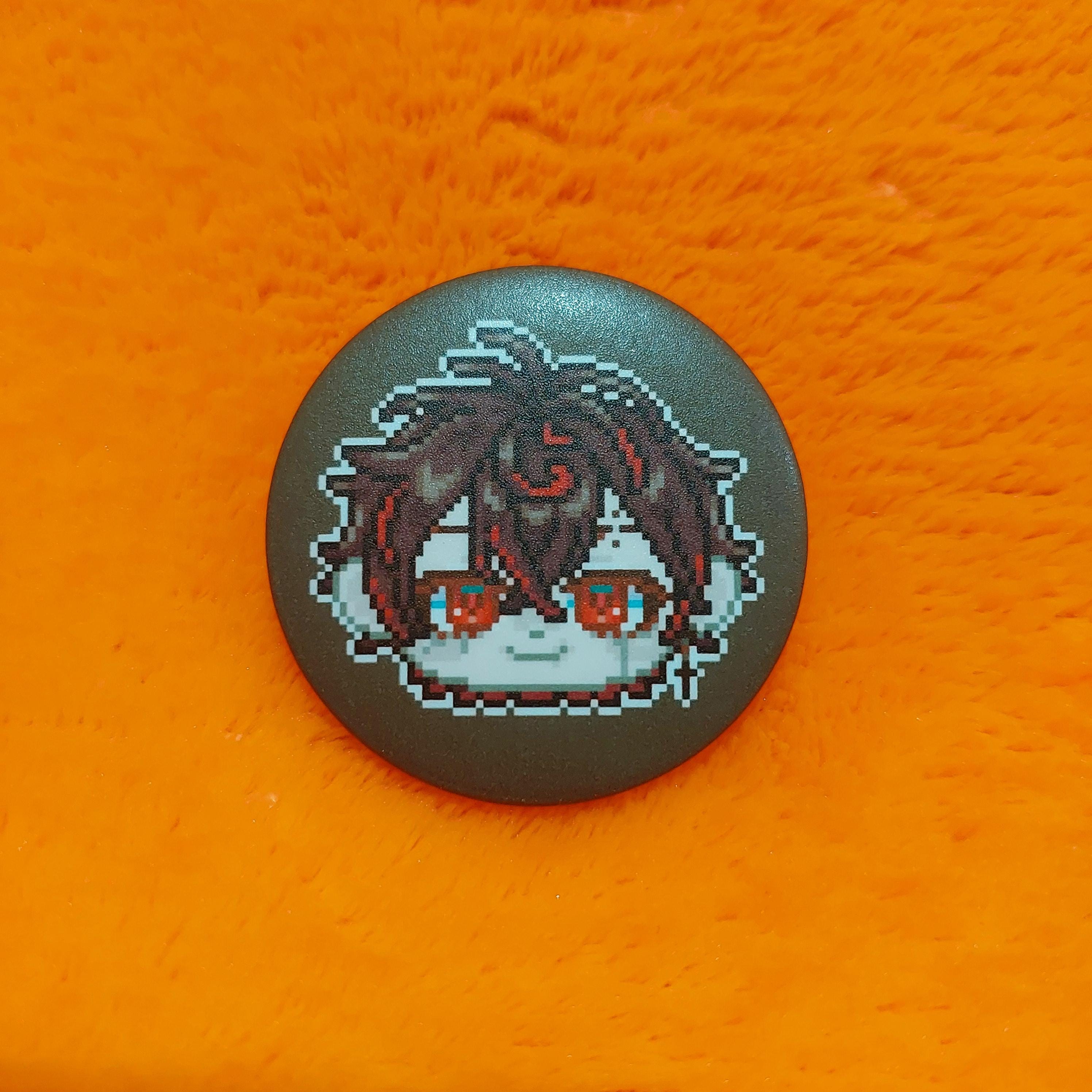 Pixel Chibi Vtuber Matte Laminated Button Pins - Etsy